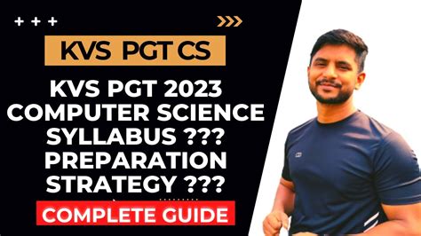 KV PGT 2023 Computer Science Syllabus Preparation Strategy YouTube