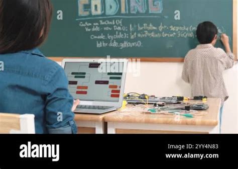 Girl Writing Engineering Prompt By Using AI Software Or Programing System To Generate AI On