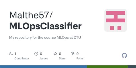 GitHub Malthe57 MLOpsClassifier My Repository For The Course MLOps At DTU