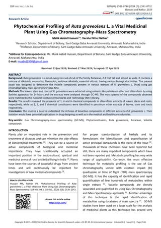 Phytochemical_Ruta_graveolens_Medicinal_Plant_Gas_Chromatography_Mass_Spectrometry.pdf ...