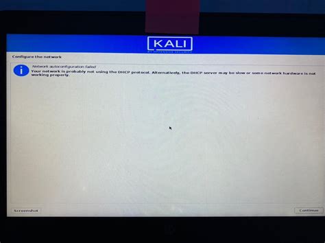 dual boot error r kalilinux