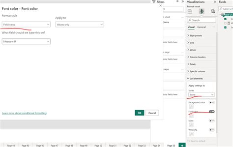Re Conditional Formatting Microsoft Fabric Community