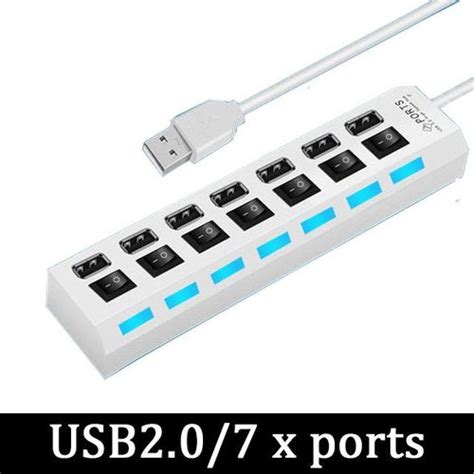 Generic Usb 3 0 Multi Usb Splitter Hub Usb Hub 2 0 Use Power Adapter 4 7 Port Multiple Expander
