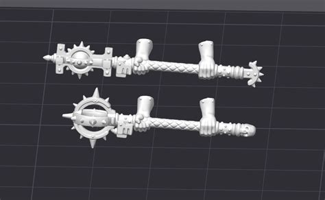 3d File Sister Mace Wielder 🎲 ・3d Printer Design To Download・cults