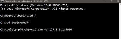 Configure Php With Nginx On Windows 10 Tubemint
