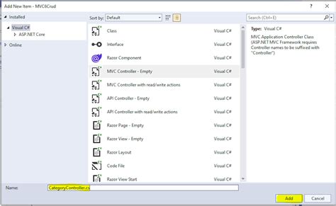Aspnet Core Mvc Net 60 Crud Operation