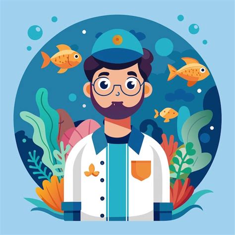 Premium Vector Manager Vector Flat Style Illustration