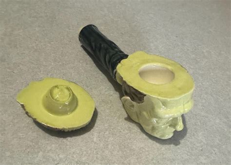 Defect Ceramic Frankinstine Pipe Etsy