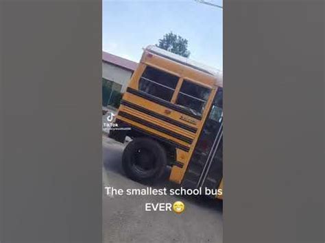The Smallest School Bus Ever Youtube