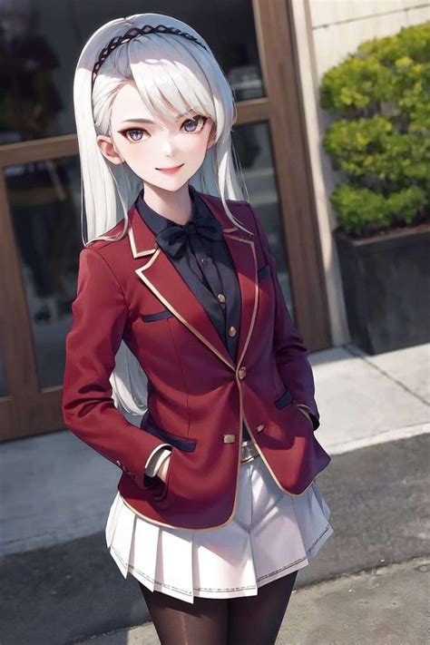 Fuka Kiryuin 实教 鬼龙院枫花 きりゅういんふうか Classroom Of The Elite White