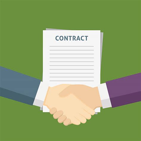Royalty Free Contract Clip Art Vector Images And Illustrations Istock