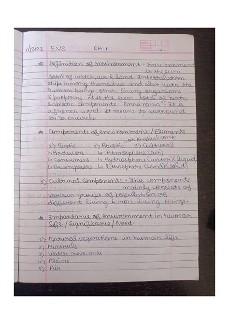 Evs 1 Evs Class Notes Of First Year Of Bba From Indore M P Data F V Paga No I Definition