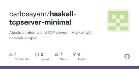 Github Carlosayamhaskell Tcpserver Minimal Absolute Minimalistic