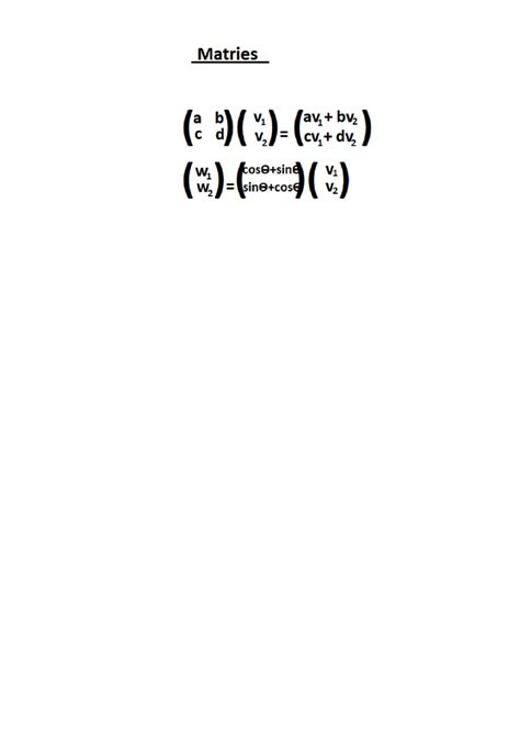 Matrices And Rotation Matrix Multiplication Massachusetts Institute
