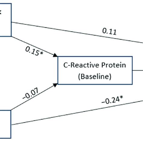 Structural Equation Model Conceptualising The Potential Mediating Role