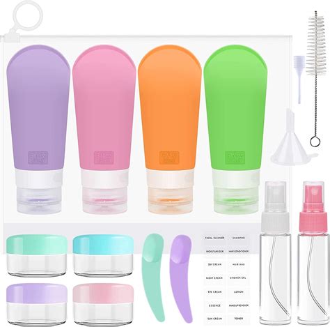 Goflorden 16 Pack Travel Bottles Set For Toiletries Tsa
