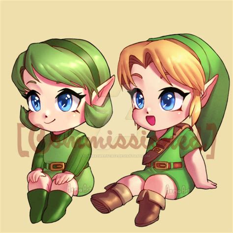 Young Link And Saria By Asmasweetcafe On Deviantart