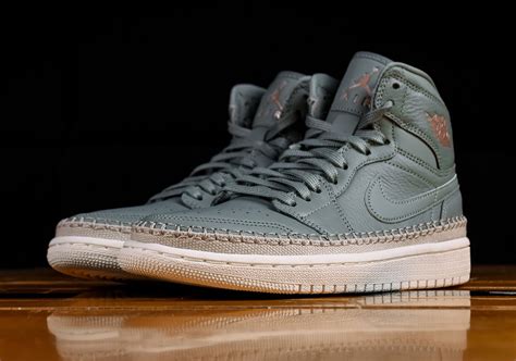 Air Jordan 1 Premium Grey Green Wmns Release Info