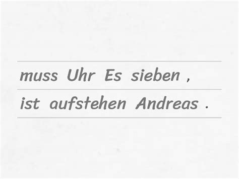 Der Erste Schultag Unjumble