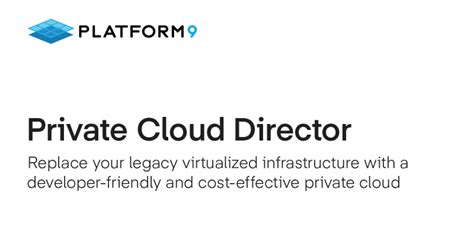 Platform9 On Linkedin Private Cloud Director