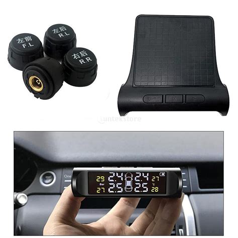 Tpms Car Tire Pressure Monitoring System Lcd Displ Grandado