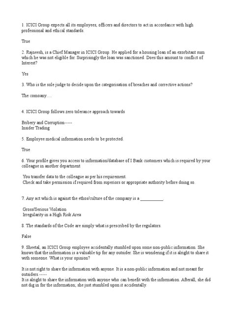 Group Code Of Conduct Pdf Insider Trading Conflict Of Interest