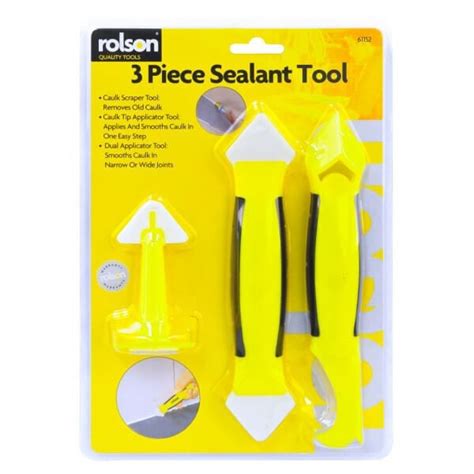 Rolson 3pc Sealant Tool Set 61152 Sprayster