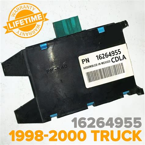 Rebuilt 16264955 Passlock Module 98 00 Chevy Silverado Tahoe Suburban