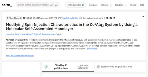Citation Report Modifying Spin Injection Characteristics In The Co