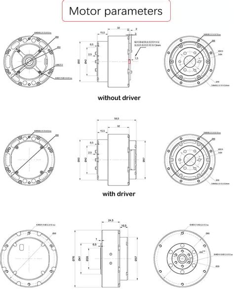 24V Planetary Waterproof Low Rpm GIM Exoskeleton Servo Motor Custom DC Brushless Motor Robot