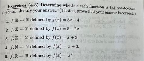 solved exercises 4 5 determine whether each function is