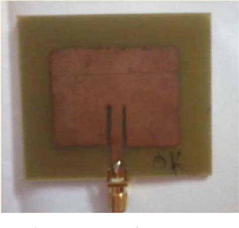 Figure 2 From Design And Cavity Model Analysis Of Inset Feed