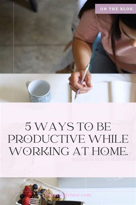 Ways To Be Productive While Working at Home [Video] | Working from home, Self improvement tips ...