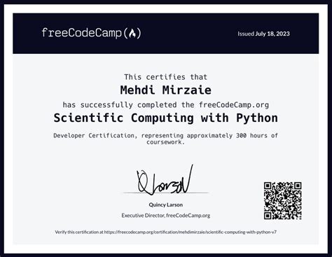 mehdi mirzaie on linkedin learning python with freecodecamp has been