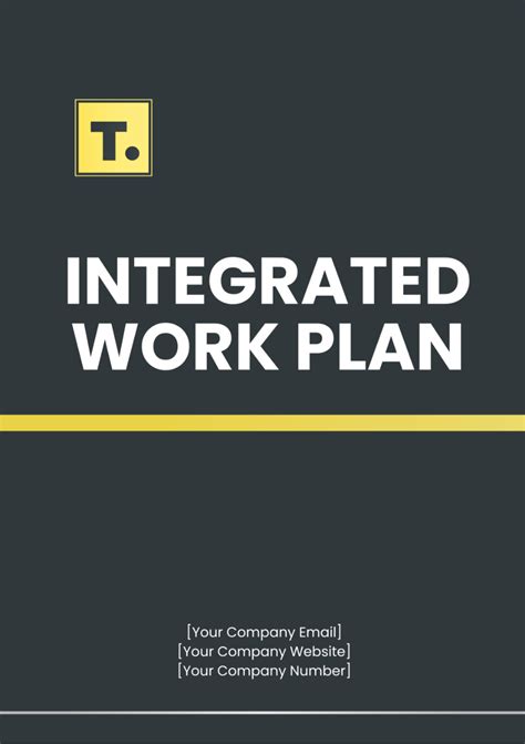 Free Integrated Work Plan Template Edit Online And Download