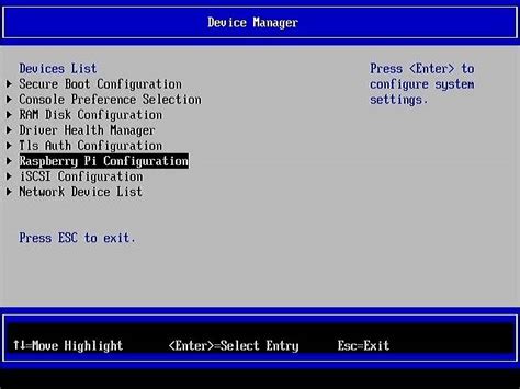 ESXi Arm UEFI 셋업 및 부팅순서 조정 098