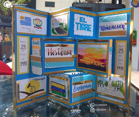 Lapbook 3d Trabajos Creativos Para Exposición Tripticos 3d Escolares