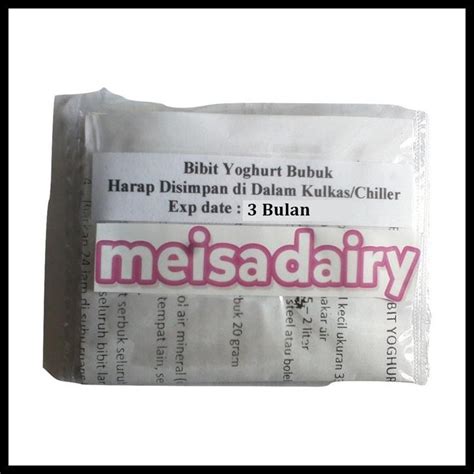 Jual Bibit Yogurt Bubuk Starter Yoghurt Powder Shopee Indonesia