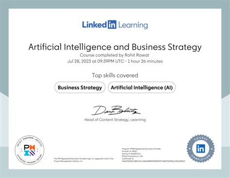 Rohit Rawat On Linkedin Certificate Of Completion