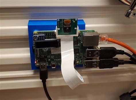 Pi Header Pin Mount For Aokin Raspberry Pi Camera Module By Ilektron Download Free STL Model