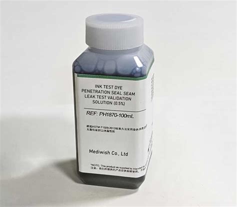 Dye Penetration Test Kit Validate Medical Package Seals