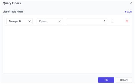 Simple Steps To Filter Query Data Using Web Report Designer