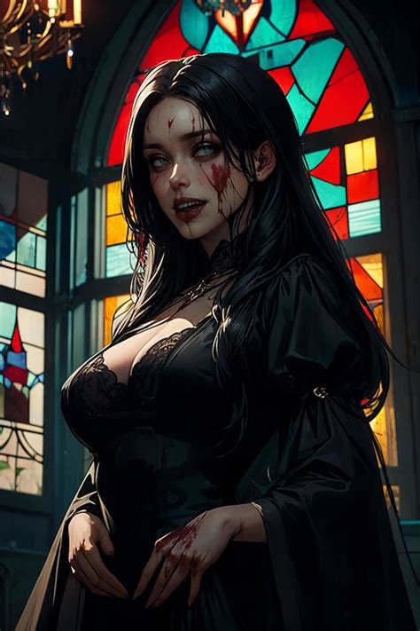 Download Ai Generated Woman Vampire Royalty Free Stock Illustration Image Pixabay