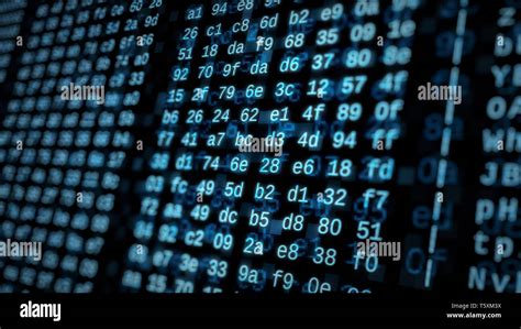 Hexadecimal Hi Res Stock Photography And Images Alamy