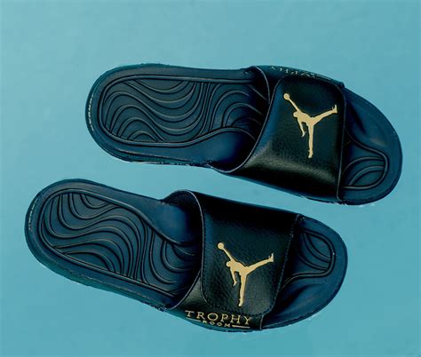 Close Look At Trophy Rooms Latest Jordan Slides Air Jordans Release