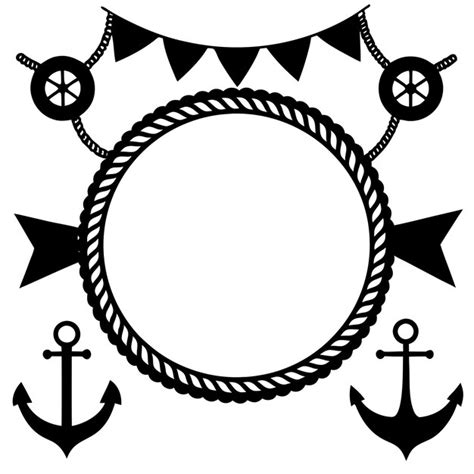 Nautical Decorative Frames Ropes Anchors Ship Wheels For Event Branding