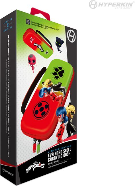 Hyperkin Official Miraculous Hard Carrying Case Switchliteoled Bug And Cat Se Tilbud Og