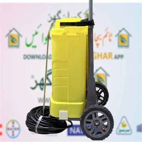 12v 20amp Electric Knapsack Battery Double Pump Spray Machine Sprayer With 2 Wheels Easy To Use