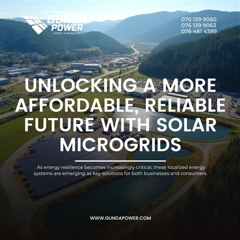 Unlocking A More Affordable Reliable Future With Solar Microgrids