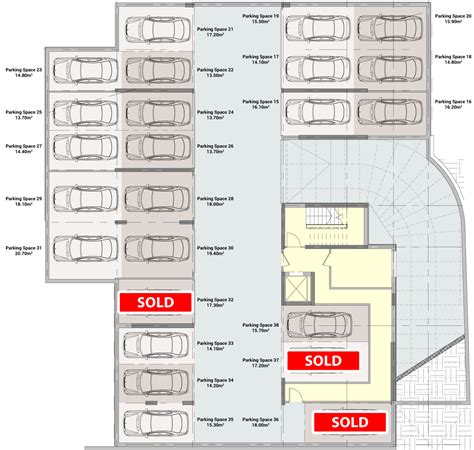 Underground Parking Lot Floor Plan